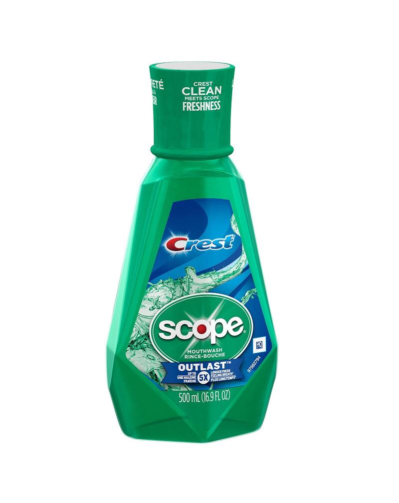 Crest Scope Mouth Wash Outlast Long Lasting Mint 500ml | M&C Drugstore