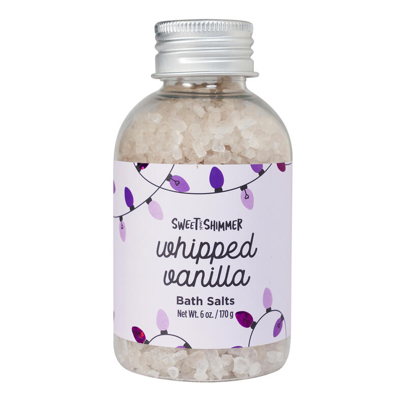 Sweet & Shimmer Bath Salts Whipped Vanilla 6oz | M&C Drugstore