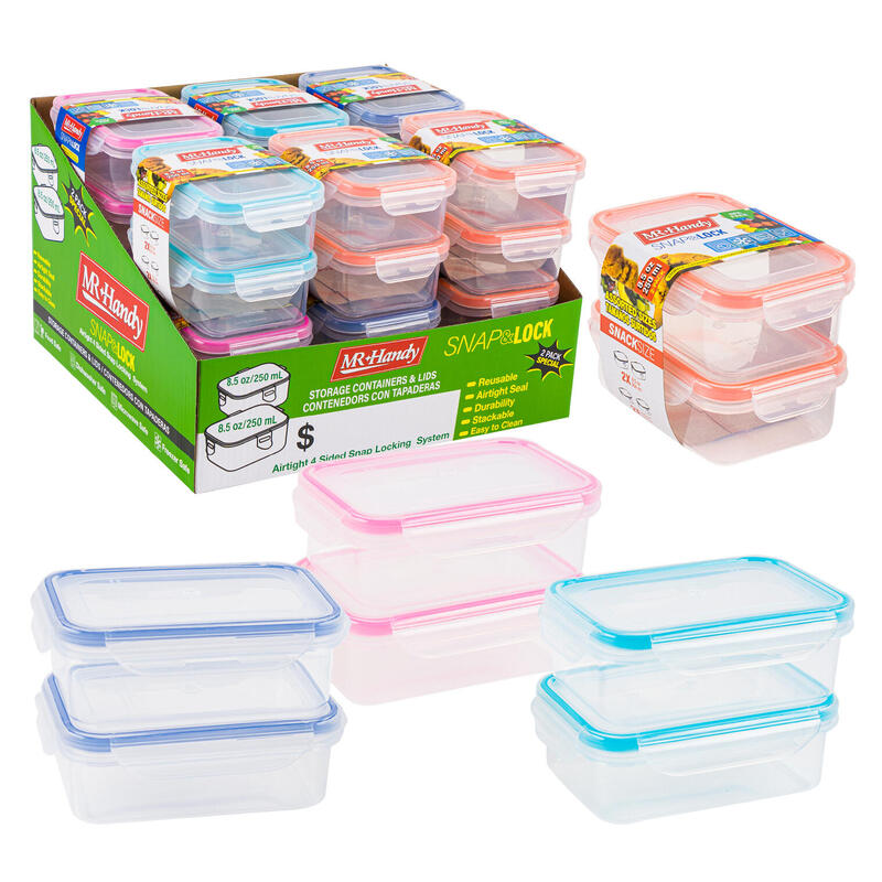 Rectangle Food Container 2pk 8.45oz | M&C Drugstore