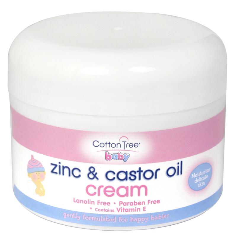 Cotton Tree Baby Zinc & Castor Oil Cream 200ml | M&C Drugstore
