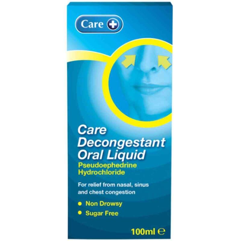 Care Decongestant Oral Liquid 100ml | M&C Drugstore