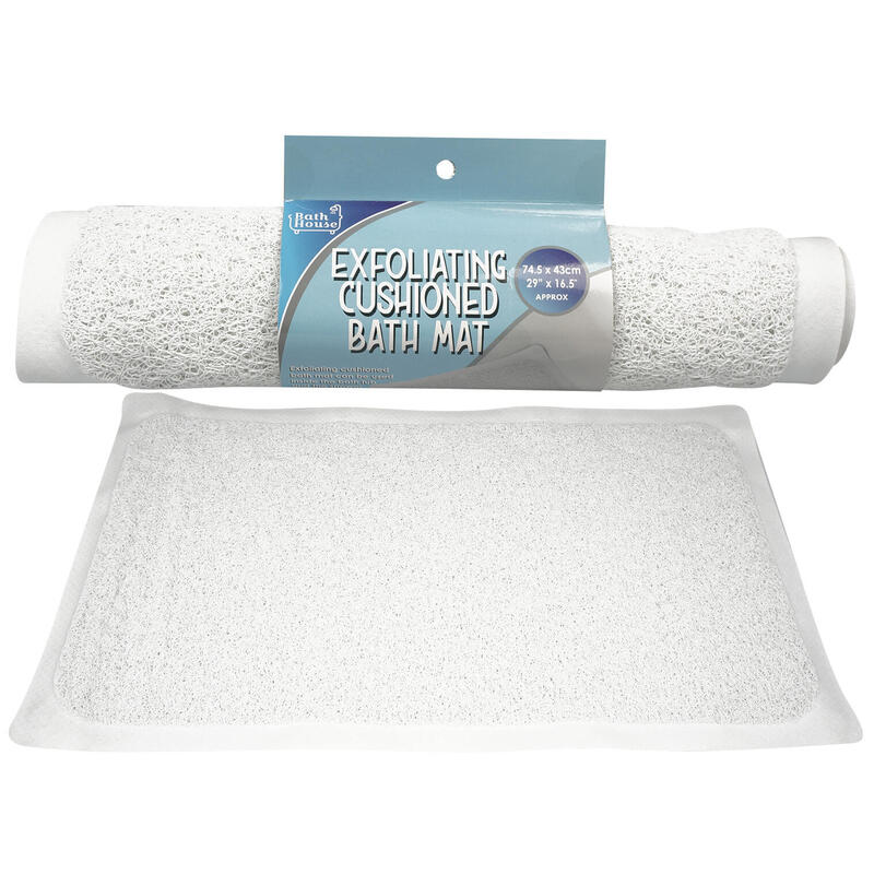White Bat Mat With Suction 29.5" L | M&C Drugstore