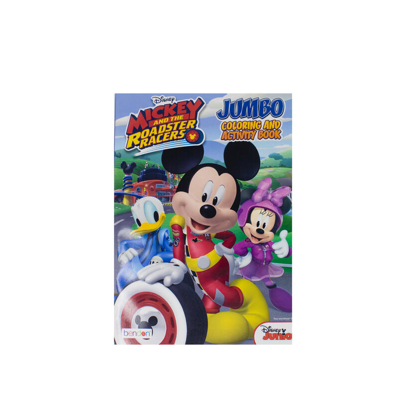 Disney Mickey and the Roadster Racers Jumbo Coloring and Activity Book ...