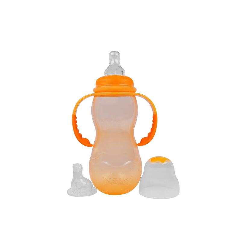 Nuby Standard Neck Bottle with Handle 11oz | M&C Drugstore