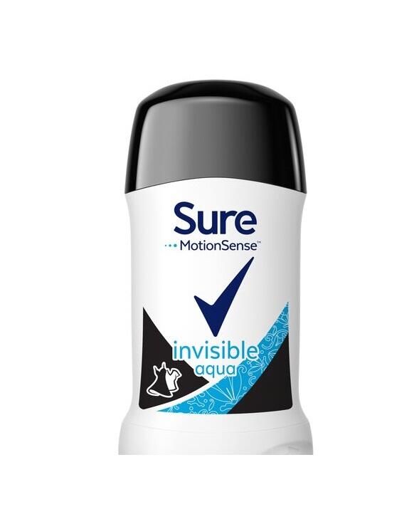 Sure Anti Perspirant Deodorant Invisible Aqua 40ml | M&C Drugstore